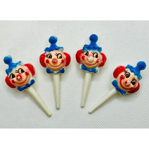 Wilton | Party Supplies | Vintage Wilton Derby Clown Cake Toppers ...